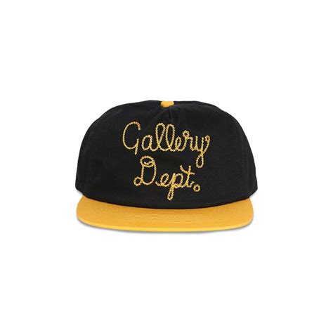 Buy Gallery Dept Collector Cap Blackgold Yellow Gdc 90010 Blac Goat