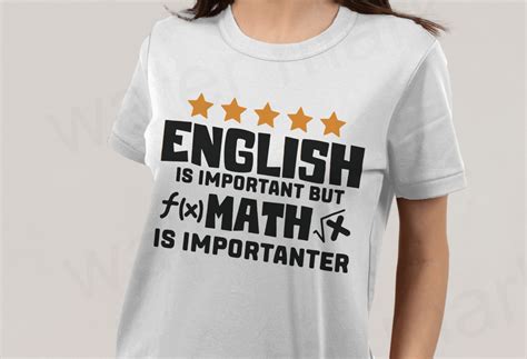 Funny Math Svg Math Is Importanter Math Graphic By Deenaenon