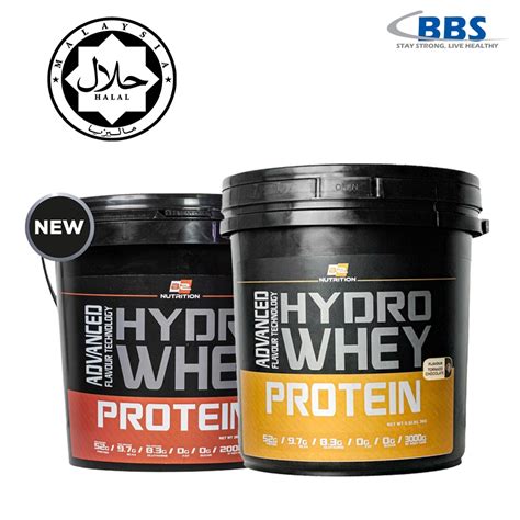 Bs Nutrition Hydro Whey 3kg 2kg And 1kg Otot Naik Susu Gym Whey