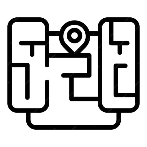 Premium Vector Scouting Map Icon Outline Scouting Map Vector Icon For
