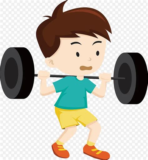 举重卡通男孩设计png图片素材下载图片编号7839659 Png素材网