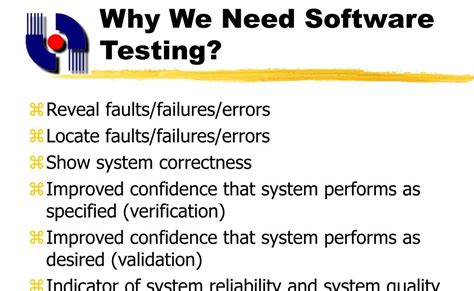 Why Do We Need Testing