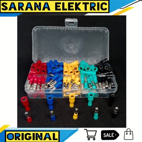 Jual Skun Bullet Wire Connector Terminal Cable Skun Peluru Scoon Plug Banana Kabel Cucuk