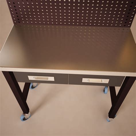 Mesa De Bancada Com Pegboard Modelo 3d 39 3ds Fbx Max Obj Free3d