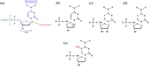 A The Chemical Structure Of The Dna Nucleoside Deoxycytidine There