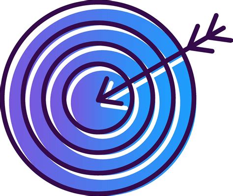 Objective Gradient Filled Icon 42732411 Vector Art At Vecteezy