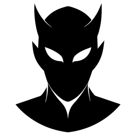 Mask Silhouette Premium Ai Generated Vector