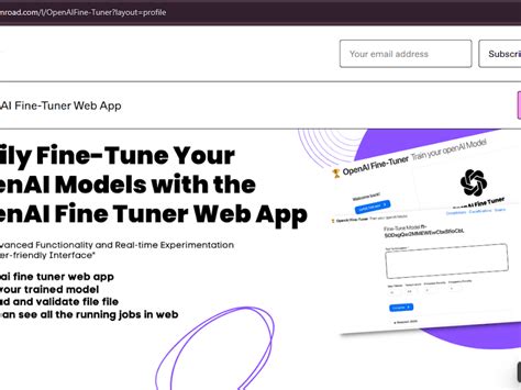 Train Gpt Models Easily Reactjs Openai Fine Tuning Tool With Source Codeopenai Fine Tuner
