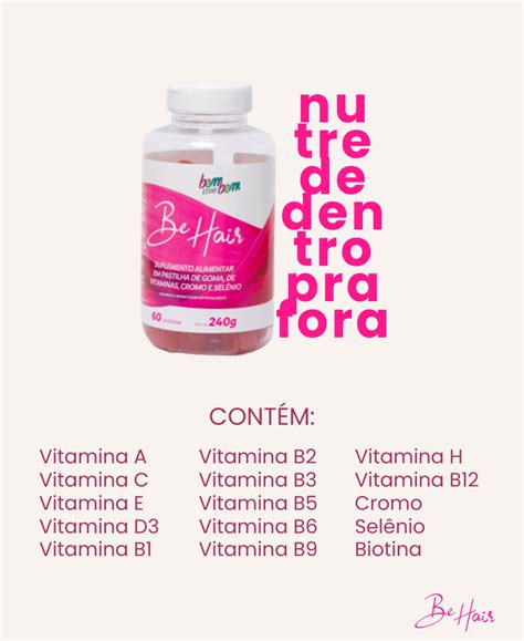 Combo ColÁgeno Verisol Be Hair Bem Estar Bem Suplementos