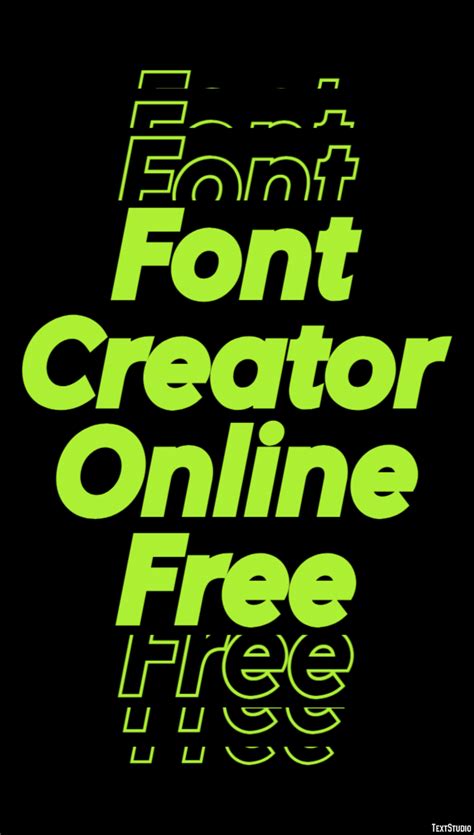 Font Creator Online Free Text Effect And Logo Design Font