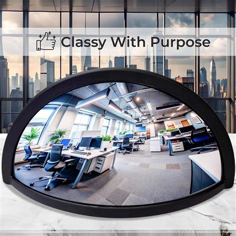 Skywin Half Concave Mirror Cubicle Decorations 87244 In Multipurpose Cubicle