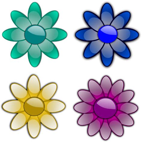 Flowers Clip Art At Vector Clip Art Online Royalty Free