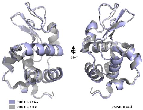 Superposition Of The Lysozyme Structure Determined By The Data Superposition Of The Lysozyme Structure Determined By The Data