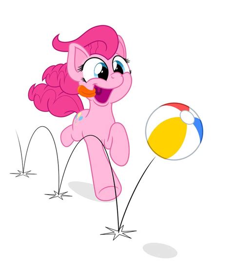 Commission Pinkie And The Ball By Zutheskunk On Deviantart My Little