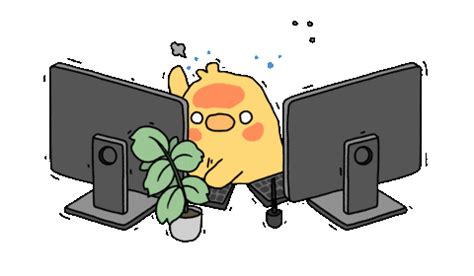 Duck Working Cute Little Drawings Funny  Cute 