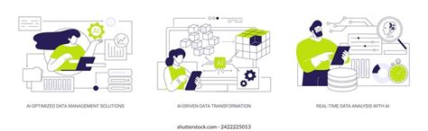 Ai Technology Data Analysis Abstract Concept Stock Vector Royalty Free