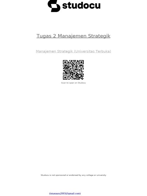 Tugas 2 Manajemen Strategik Pdf