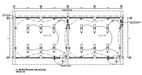 17×6 25m Class Room Plan Is Given In This Autocad Drawing File Download