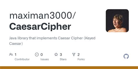 Github Maximan3000caesarcipher Java Library That Implements Caesar Cipher Keyed Caesar