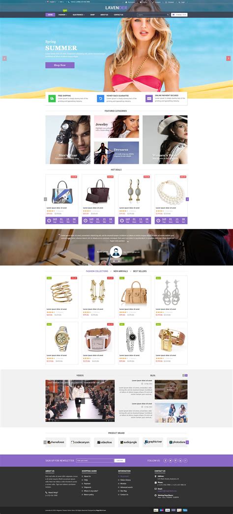 sm lavender multipurpose magento theme by magentech codester