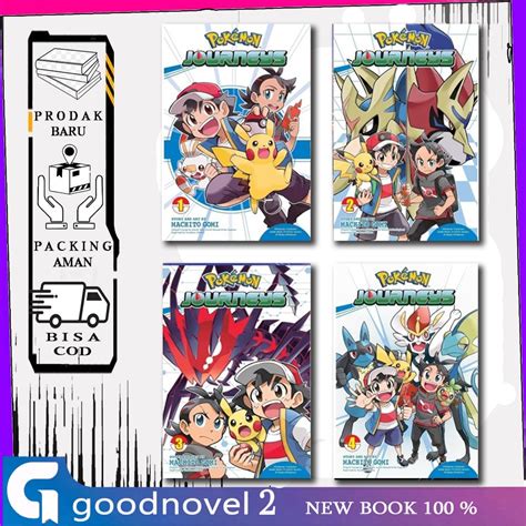 Jual Komik Manga Pokémon Journeys Vol 1 4 English Shopee Indonesia