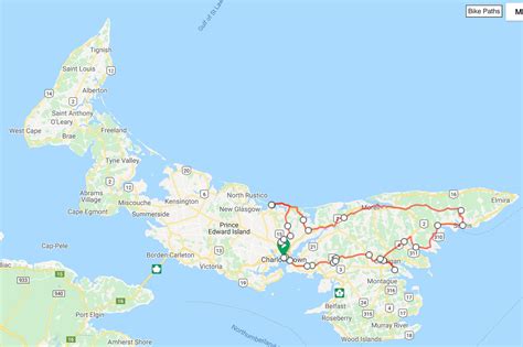 6 Day 5 Night Eastern Loop Pei Self Guided Supported Cycle Tour Ols