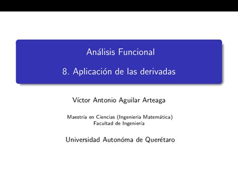 Calculo Funcional Para El Entendimiento De Calculo Integral De Antiguao