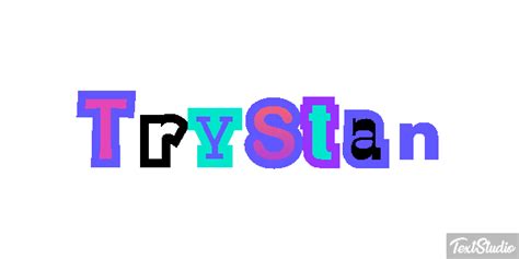Trystan Name Animated  Logo Designs