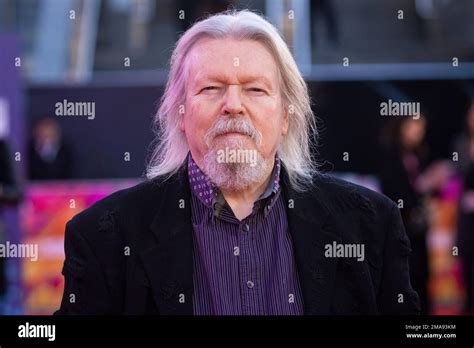 Christopher Hampton Poses For Photographers Upon Arrival For The Premiere Of The Film The Son