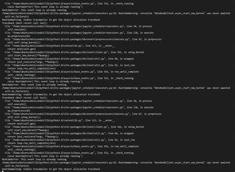 All Jobs Failing With Message This Event Loop Is Already Running · Issue 330 · Jupyter Server