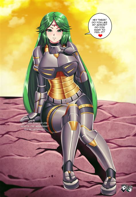 Commission Palutena Battle Armor By Jadenkaiba On Deviantart