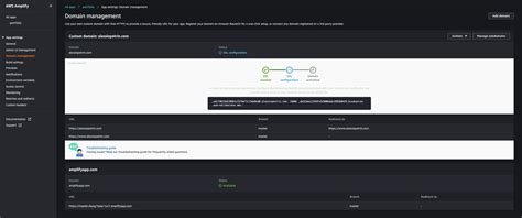 Amazon Web Services Aws Connect Amplify To Custom Domain On Route 53 Stack Overflow