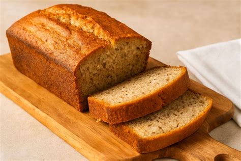 Pan De Plátano Clásico Húmedo Esponjoso Y Fácil De Hacer