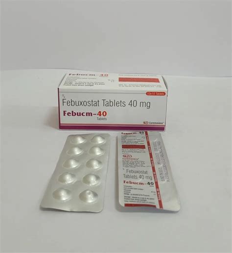 Febuxostat 40 Mg Tablets At ₹ 1180box Pharmaceutical Tablets In