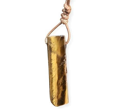 Excusive Products 91341180 Quartz Titanium Plated Stone Necklace Makro