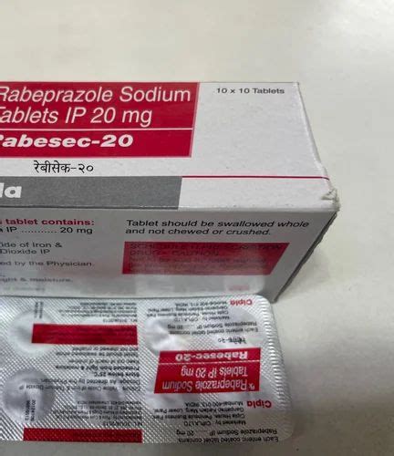Rabesec 20 Tablet At Rs 100 Stripe Razo D In Nagpur Id 2849483936633