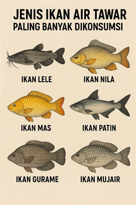 Jenis Ikan Air Tawar Konsumsi Paling Banyak Diminati Di Pasaran Klopak Indonesia