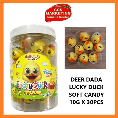 Ccs Deer Da Da Lucky Duck Soft Candy Original 1 Jar 10g X 30pcs Shopee Malaysia