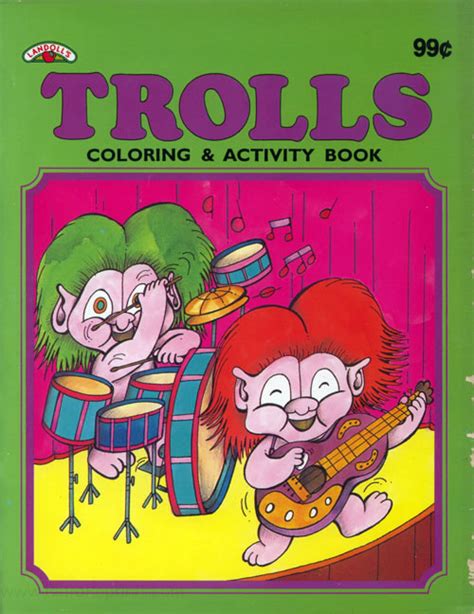 Trolls Coloring And Activity Book Coloring Books At Retro Reprints