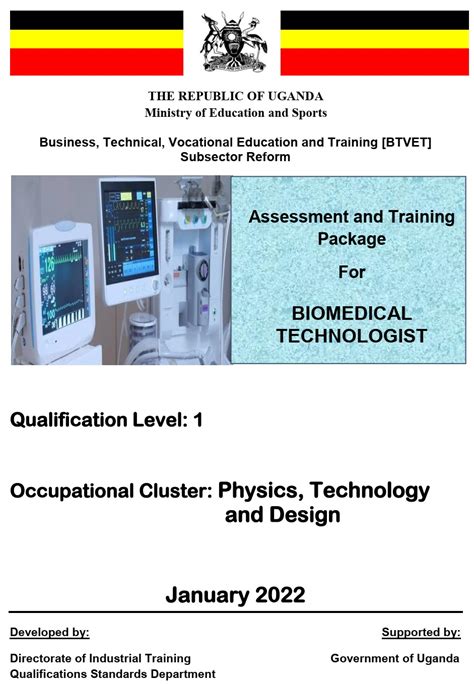 Biomedical Technologist Directorate Of Industrial Training
