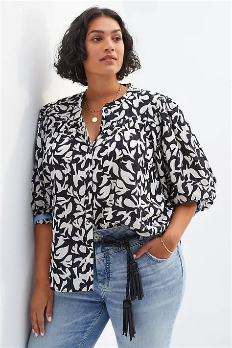 Danielle Kroll Whimsy Buttondown Anthropologie