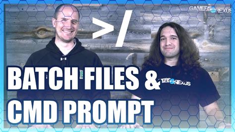 Must Know Command Prompt And Batch Files Youtube