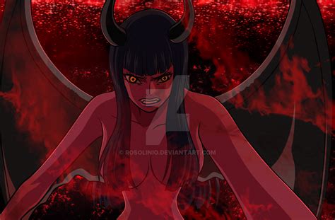 Nico Robin Demon By Rosolinio On Deviantart