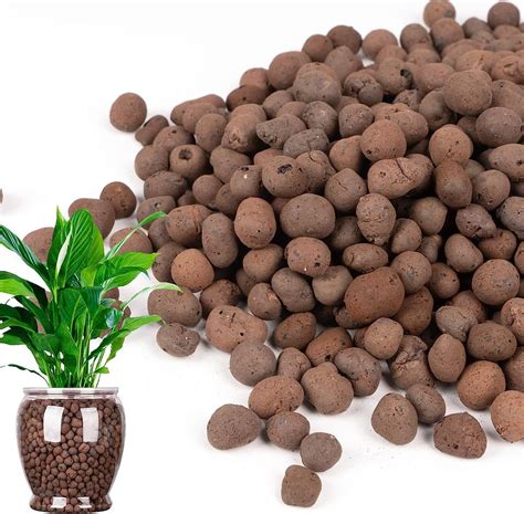 Gaspro 25lb Leca Clay Pebbles Planting Medium For Hydroponics Aquaponics Orchids 4 16mm