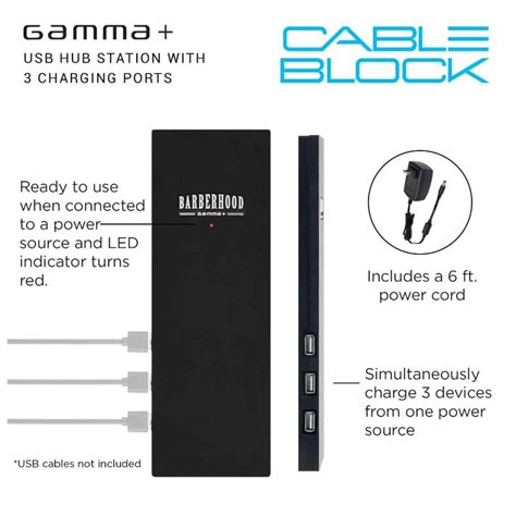 Usb Gamma Piu Cable Block 【barberalia】