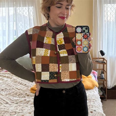 Bilbo Vest Pdf Sewing Pattern Patchwork Quilted Waistcoat Beginner Etsy