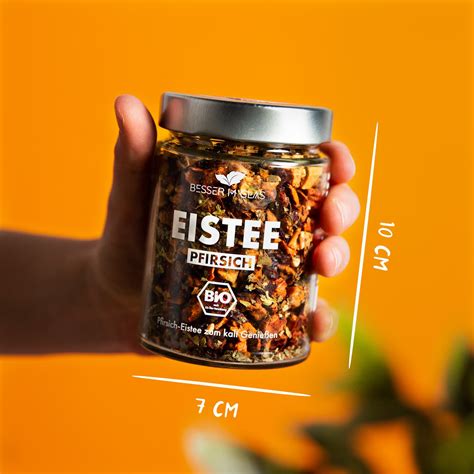 Bio Pfirsich Eistee Pfirsich Besser Im Glas Loser Eistee Mit