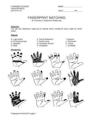 Fingerprint Challenge Answer Key Complete With Ease Airslate Signnow