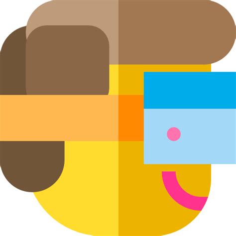 Virtual Reality Glasses Basic Straight Flat Icon