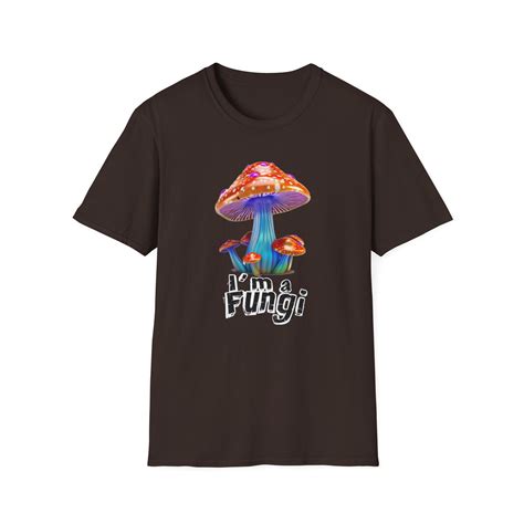 Colorful Mushroom T Shirt Etsy